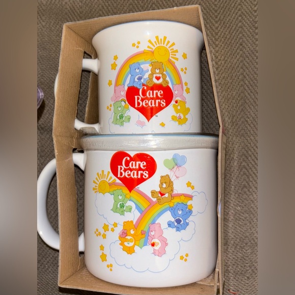 Care Bears | Dining | Care Bears Big And Little 2 Pc Mug Set | Poshmark